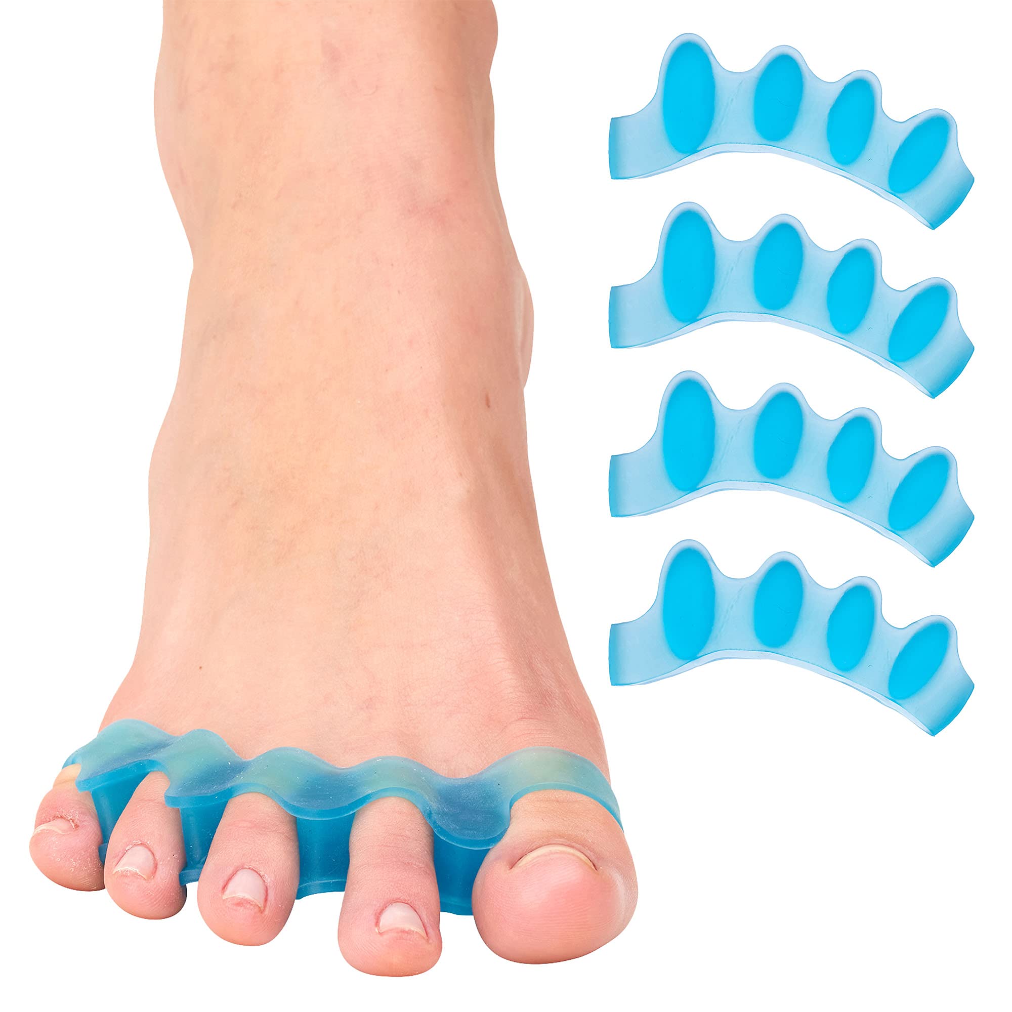 Amazon.com: ZenToes Silicone Toe Spacers for Correct Toe Alignment ...