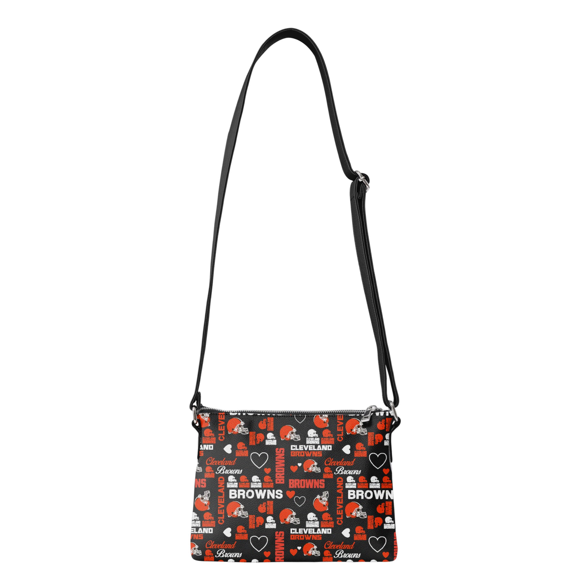 Snapklik.com : Chicago Bears NFL Logo Love Crossbody Purse