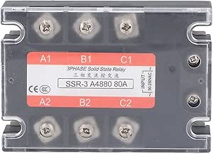 Amazon.com: 3 Phase Solid State Relay Output 600Vac 480V Three Phase ...