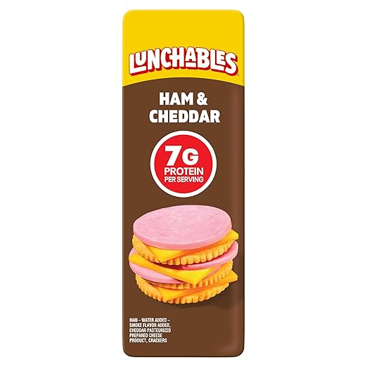 Amazon.com: Lunchables Ham and Cheddar Cracker Stackers Value Snack Kit ...