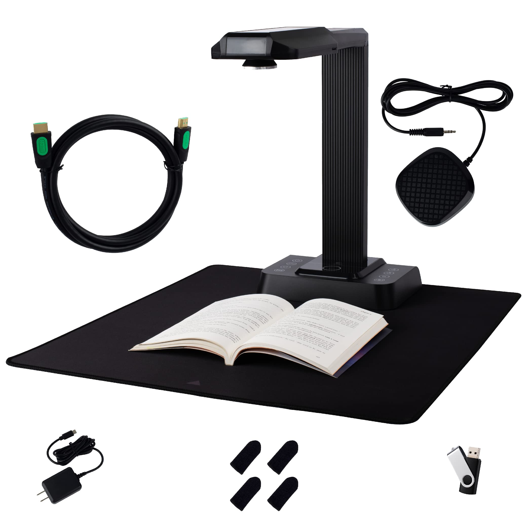 Buy OCNBLU Document Camera Scanner - Portable Overhead Scanning Machine ...
