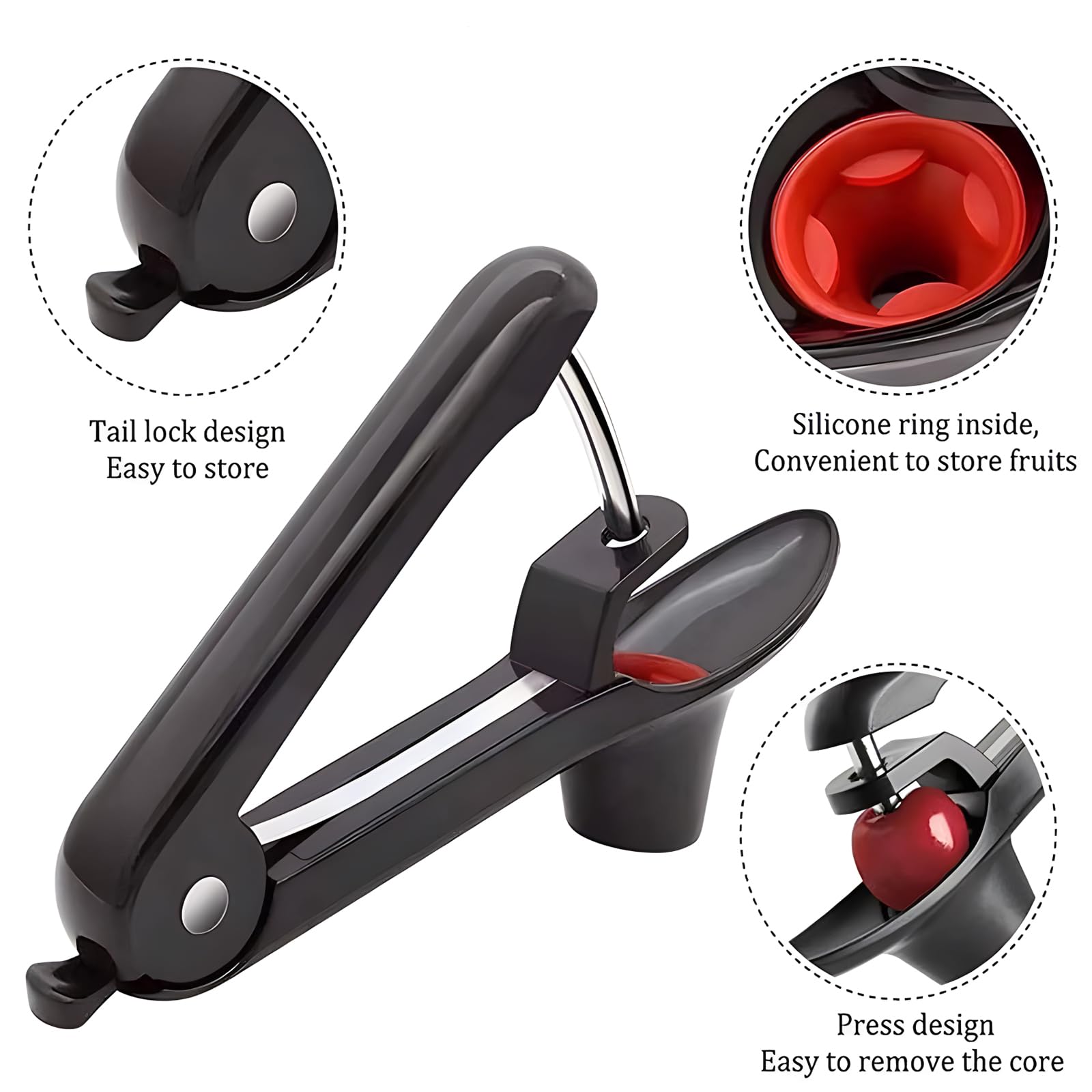 LHLZNB Cherry Pitter,Olive PitterMulti Cherry Stoner Tool Pit Remover ...