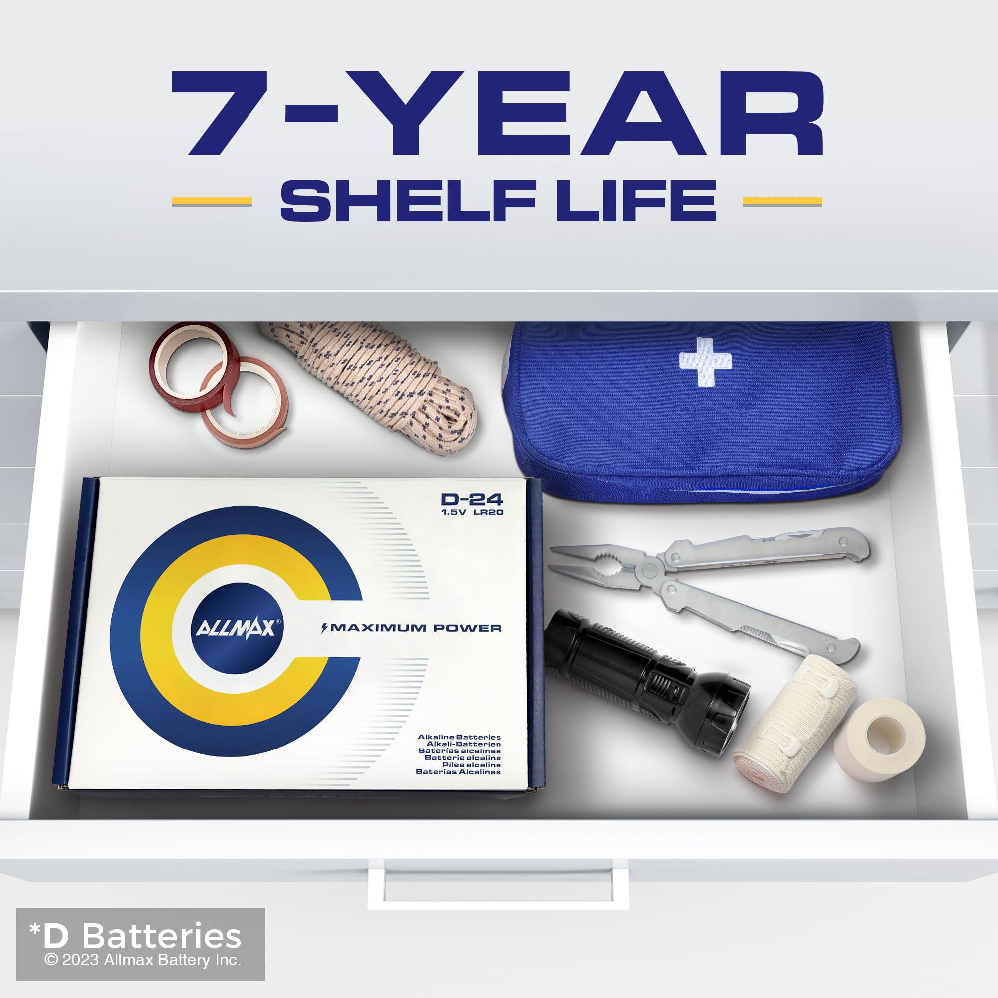 Snapklik.com : Allmax D Maximum Power Alkaline Batteries