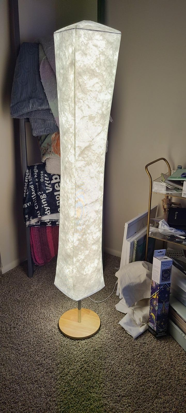 Soft Light Floor Lamp, 60 inch Simple Design Morden 3 Color Lighting ...