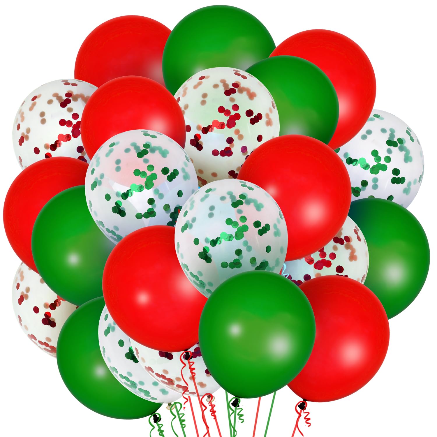 Amazon.com: KatchOn, Merry Christmas Latex Balloons - Pack of 90 ...