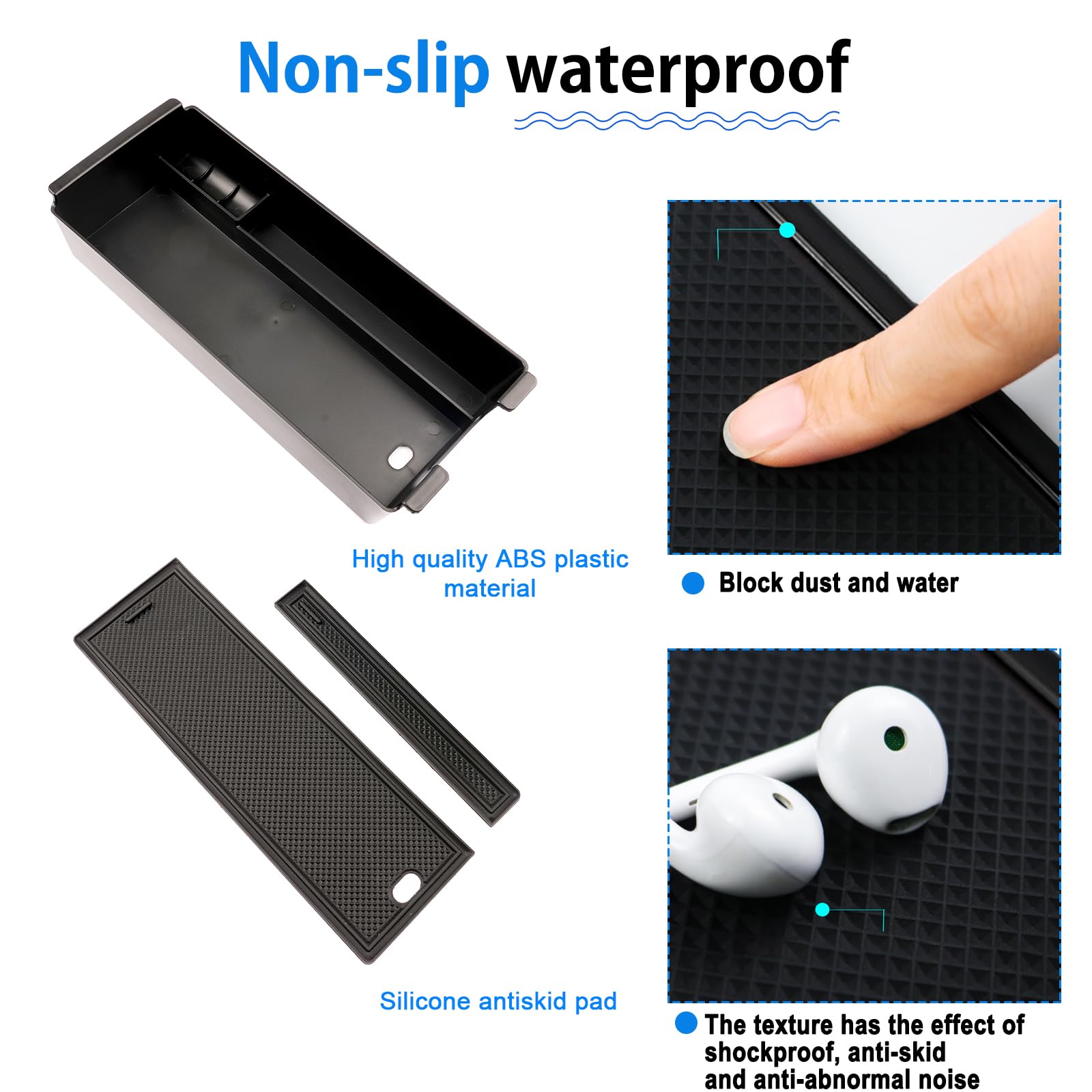 Snapklik.com : For 2023 2024 Toyota Prius Console Organizer Tray, For ...