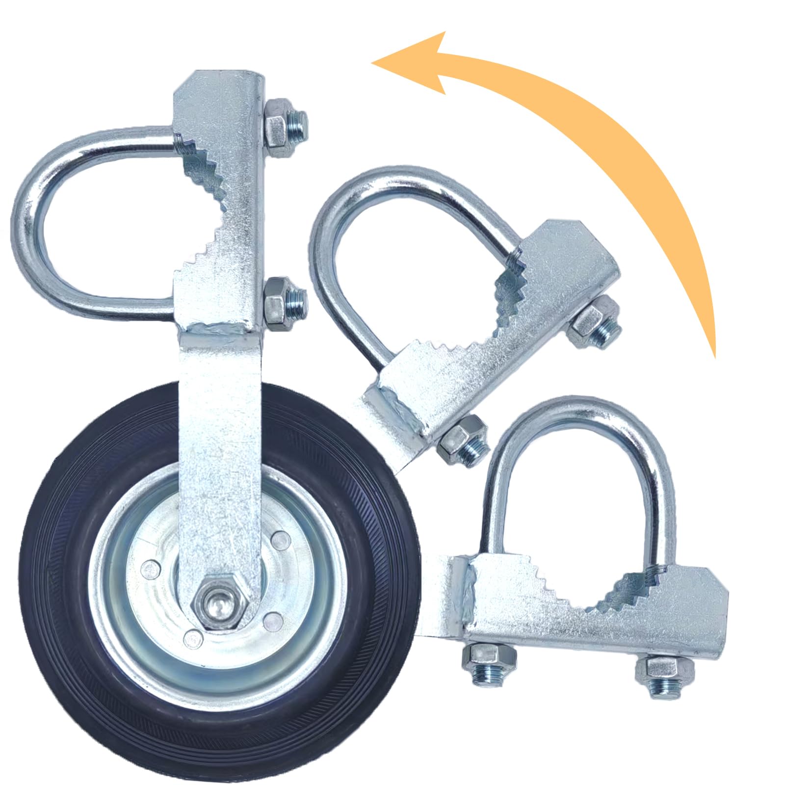 Snapklik.com : Fence Gate Wheels For Metal Tube Gate Driveway Gate ...