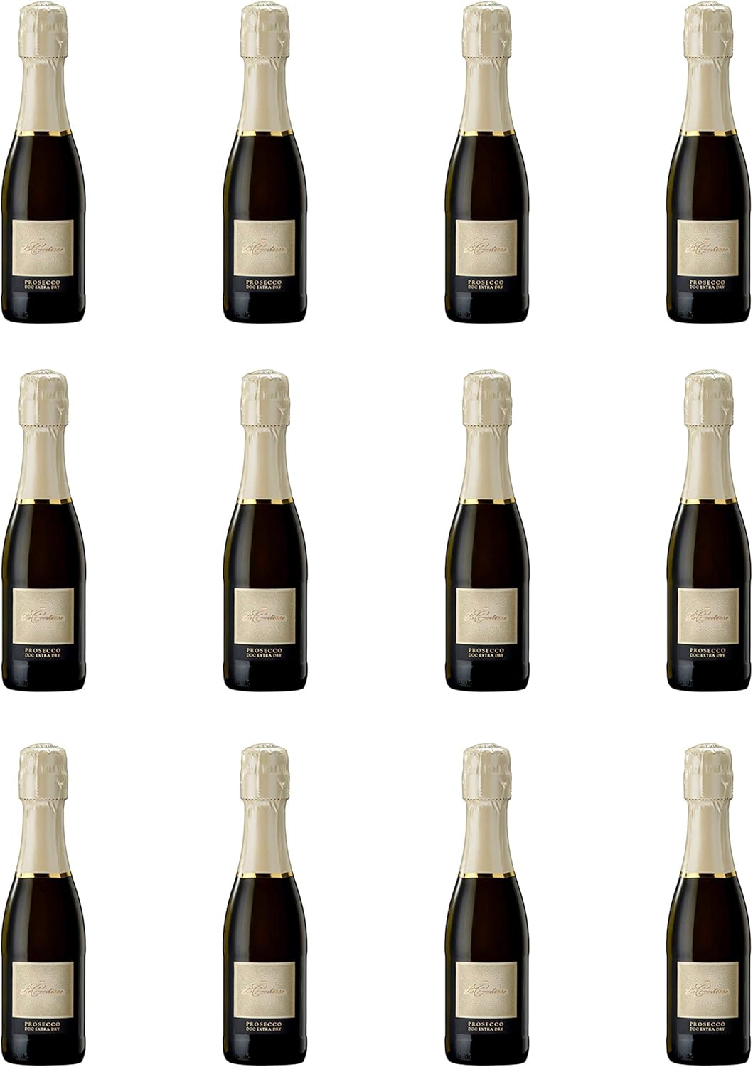 Le Contesse Prosecco DOC Treviso Extra Dry 20cl x 12 Bottles : Amazon ...