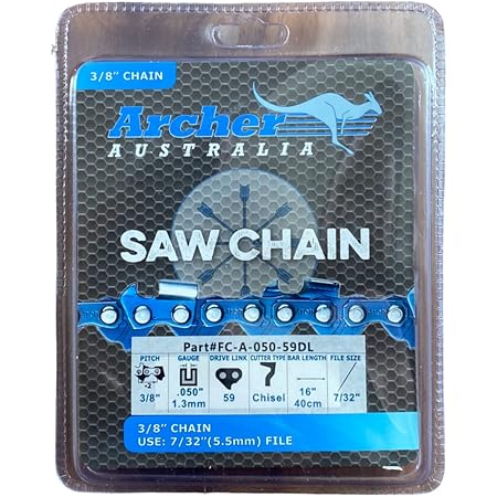 Amazon.com : Oregon S59 AdvanceCut Replacement Chainsaw Chain for 16 ...
