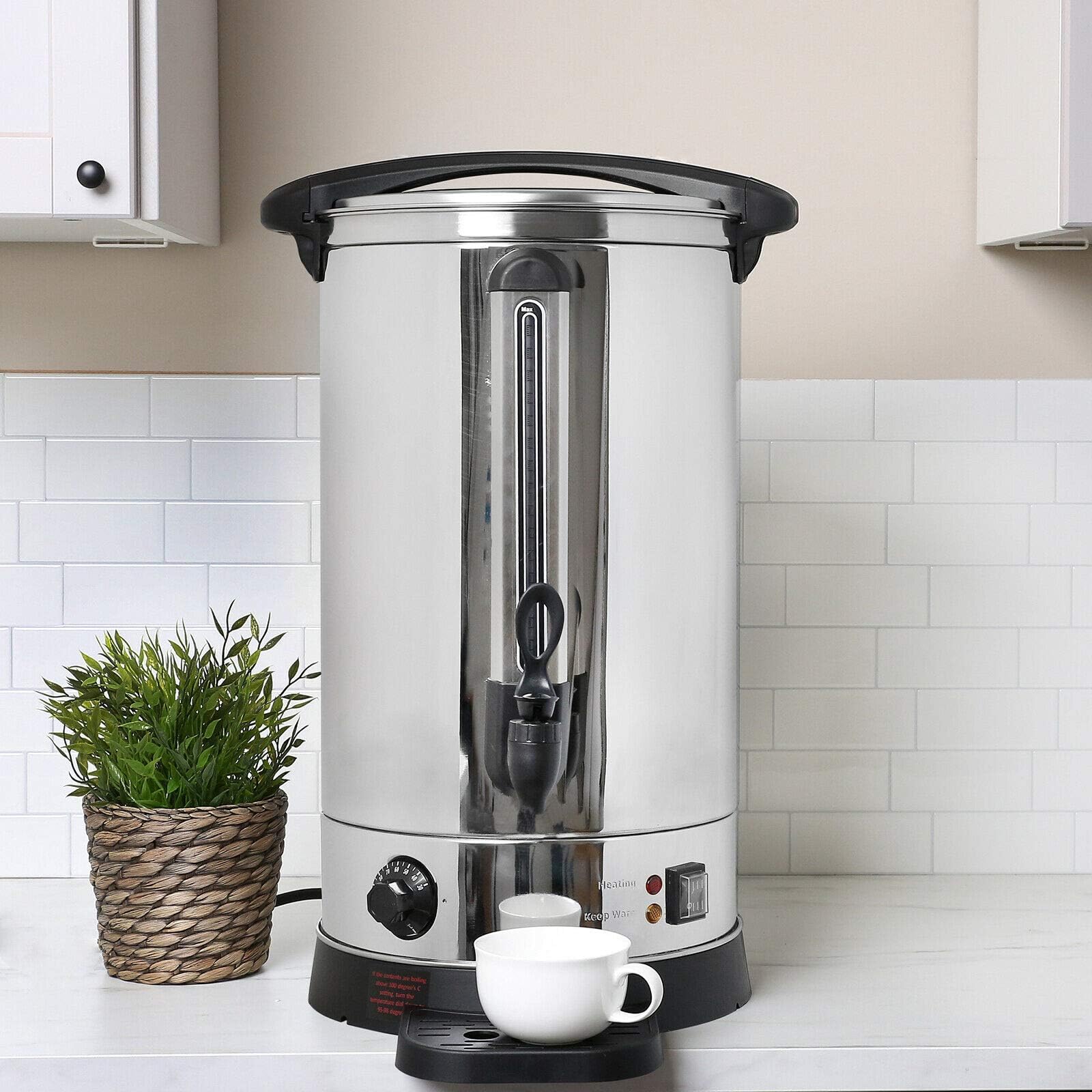 Oypla Electrical 8L Catering Hot Water Boiler Tea Urn Coffee : Amazon ...
