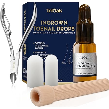 Amazon.com: TriOak Ingrown Toenail Treatment, Ingrown Toenail Pain ...