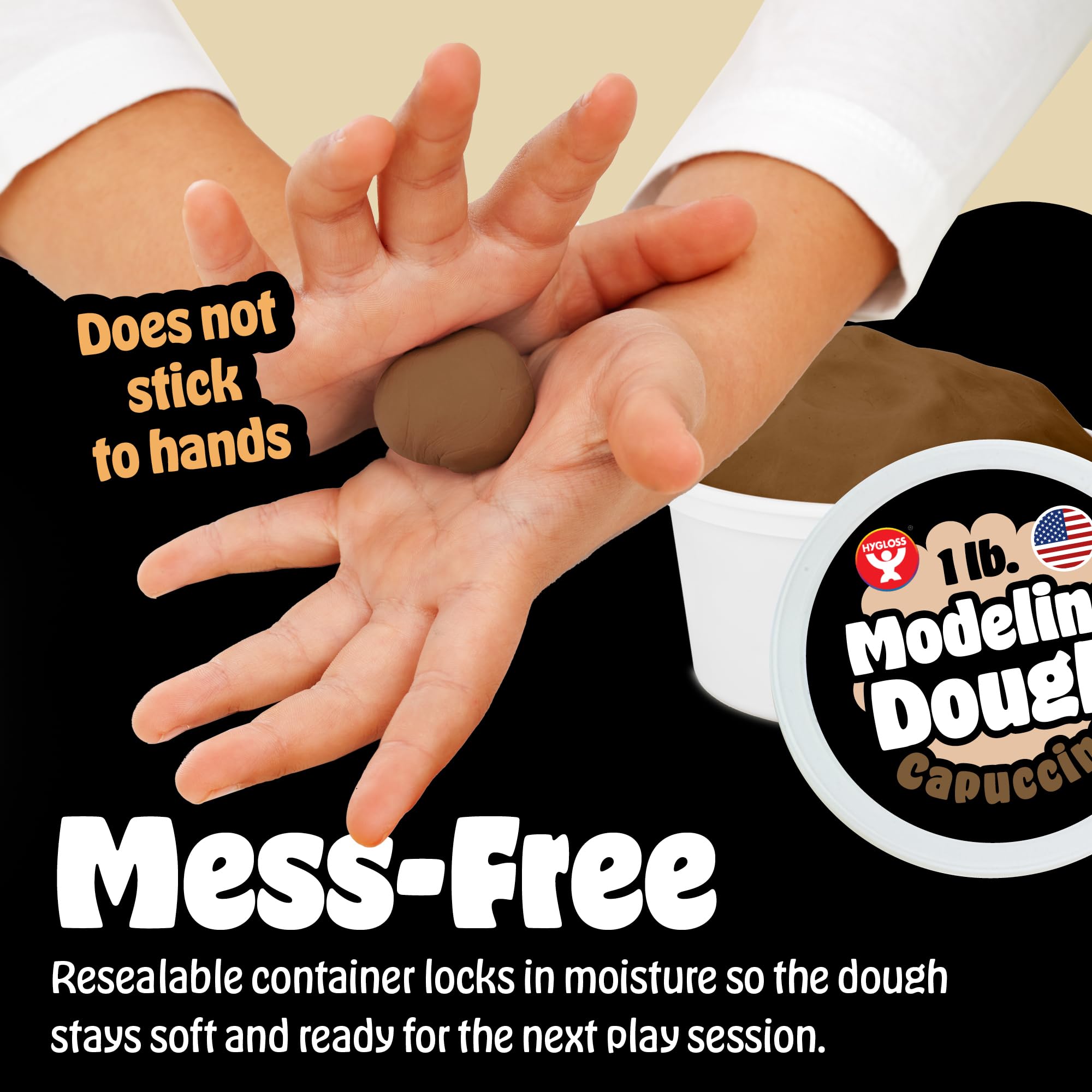 Snapklik.com : Hygloss Play Modeling Dough For Kids Multicultural Skin ...