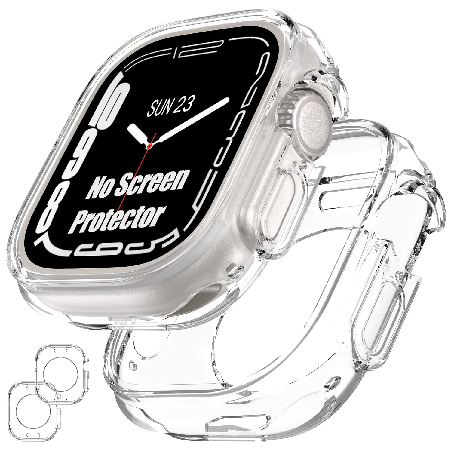 Amazon.com: [2 Pack] Goton Bumper Case for Apple Watch Series Ultra 2 ...