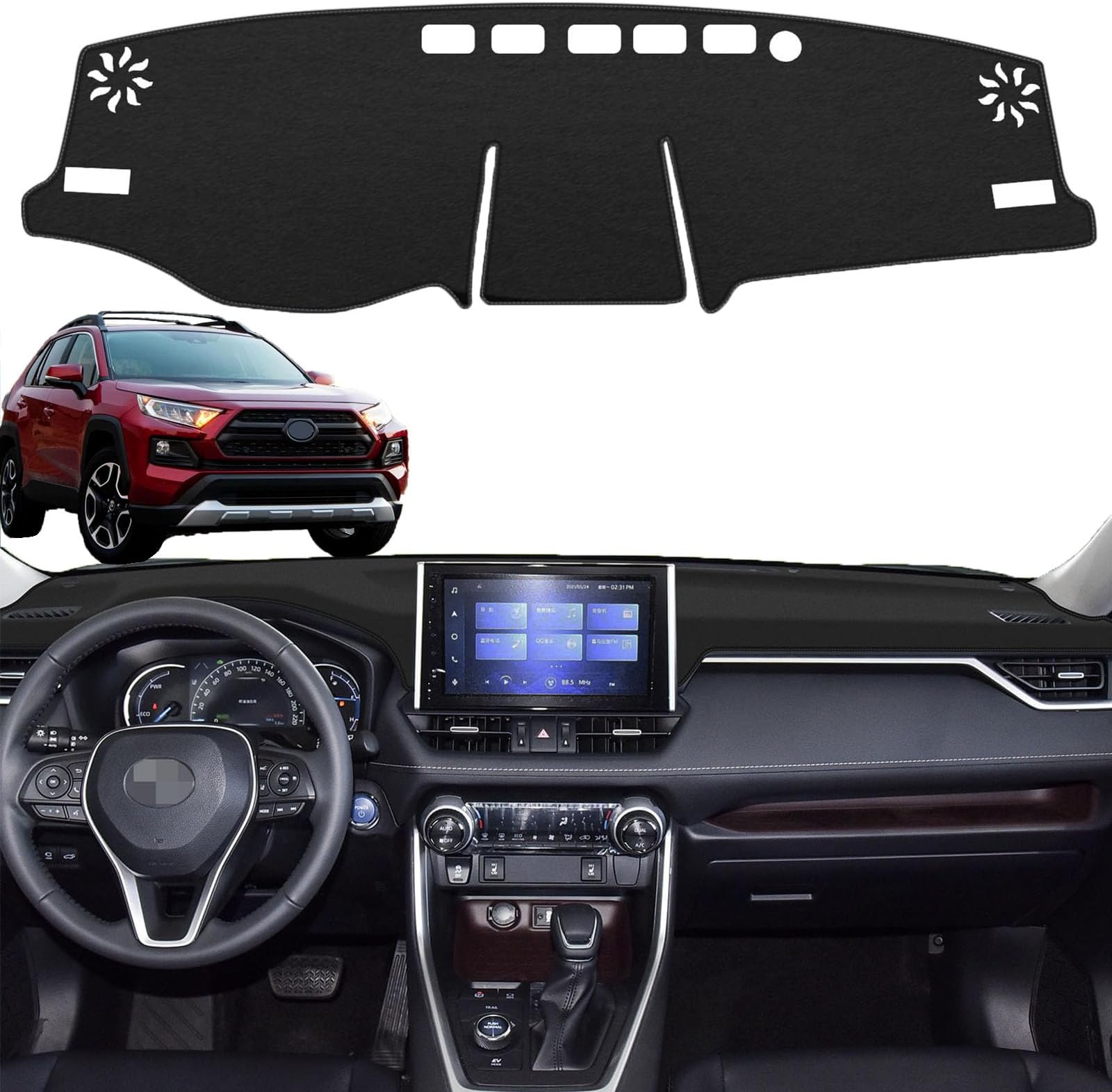 Amazon.com: AKMOTOR Dash Cover Dashboard Cover Mat Pad Fit for Toyota ...