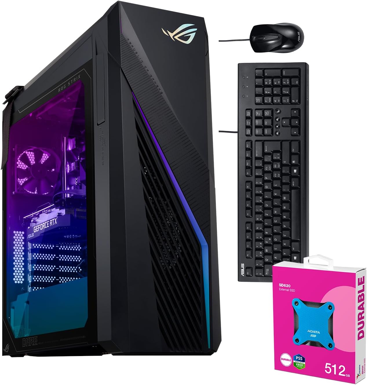 Amazon.com: ASUS ROG Strix G16CHR Gaming Desktop, Intel i7-14700KF ...