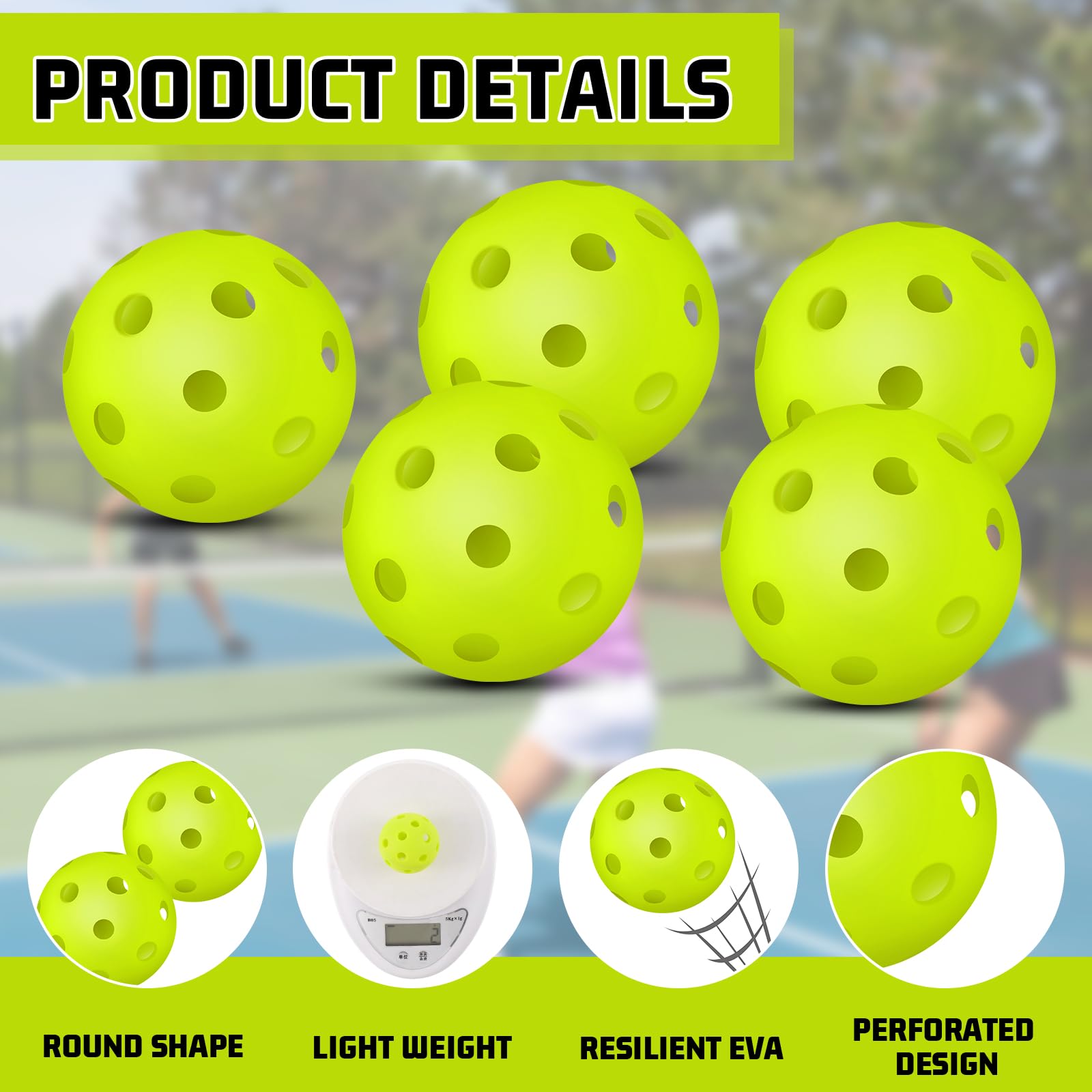 S Coopay 12 Pack Baseball Practice Balls Plastic Training Balls ...