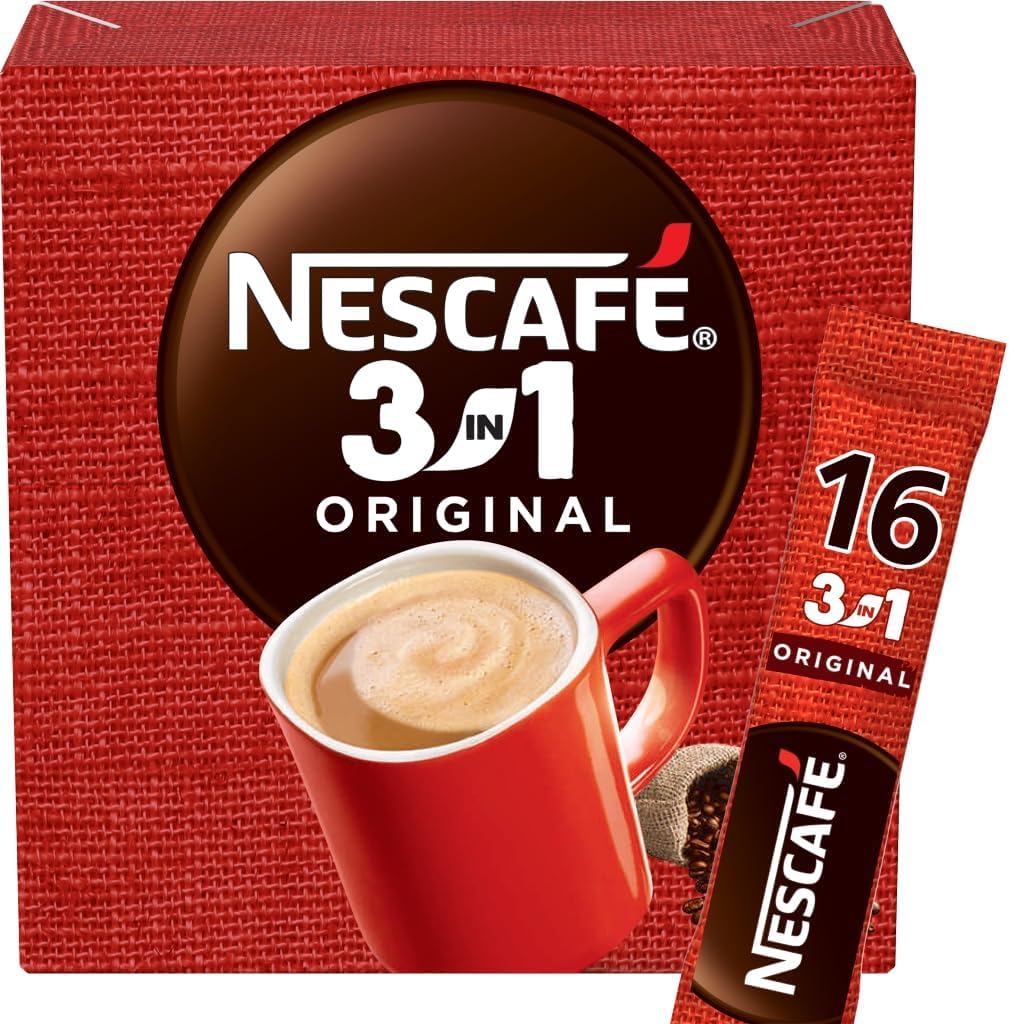 Nescafe 453548 3 in 1 Coffee Bigger Value Pack WIGIG 16 sachets ...