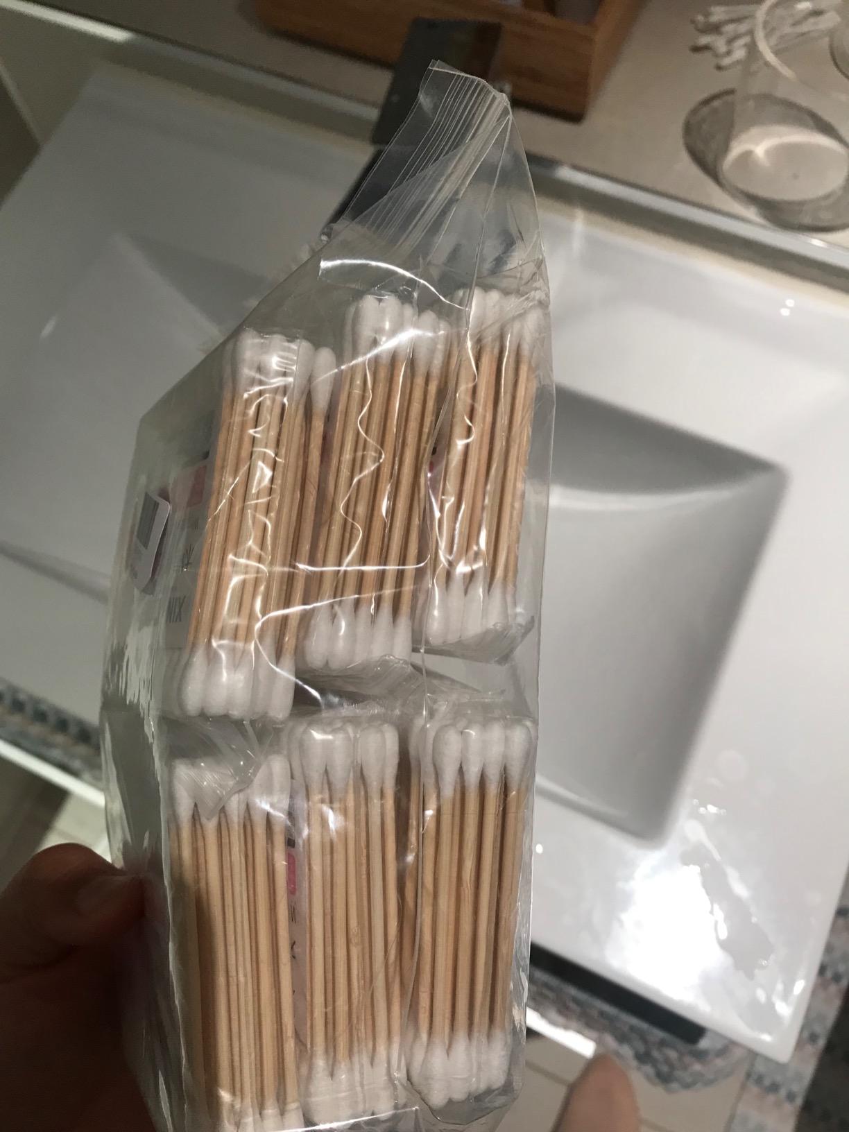 Cotton Buds 6 Pack 600pcs Cotton Swabs Bamboo with Wooden Handles for ...
