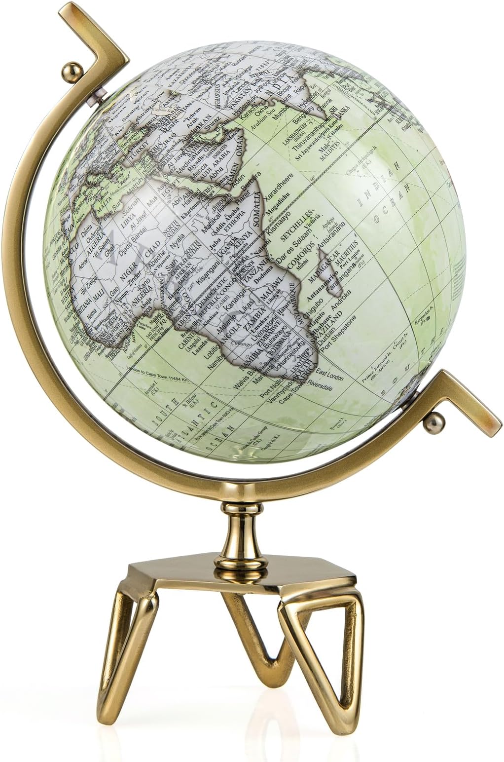 COSTWAY 13cm/21cm/26cm World Globe, Rotating Antique Earth Map with ...