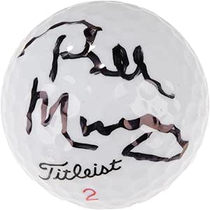 Bill Murray Autographed Golf Ball - Beckett - NFL Autographed ...