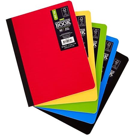 Amazon.com : Pen + Gear Poly Composition Notebook, College Ruled, 80 ...