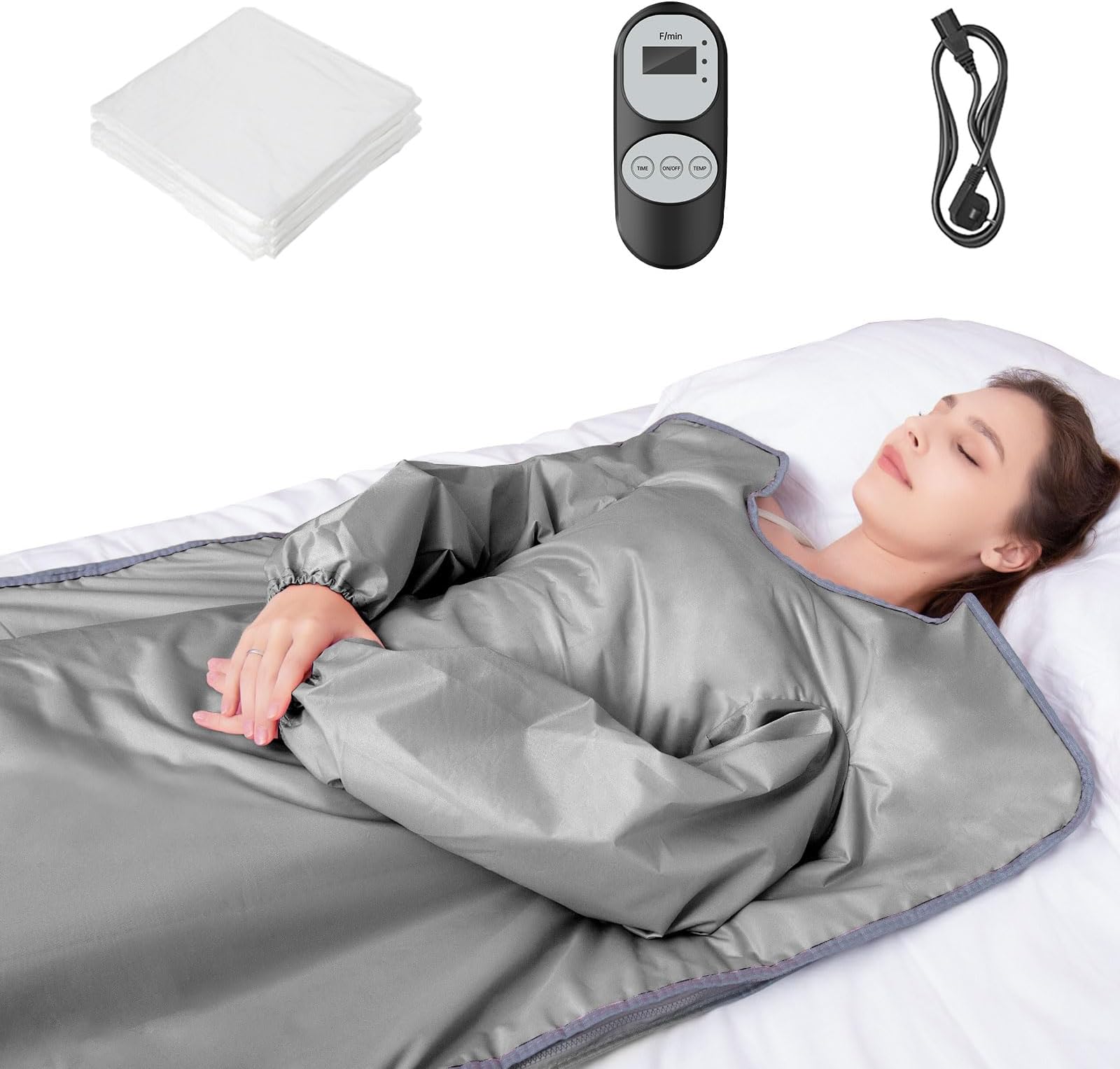 Amazon.com : Mooawa Far Infrared Sauna Blanket for Detox Portable ...
