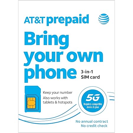 Amazon.com: AT&T Prepaid SIM KIT : Cell Phones & Accessories
