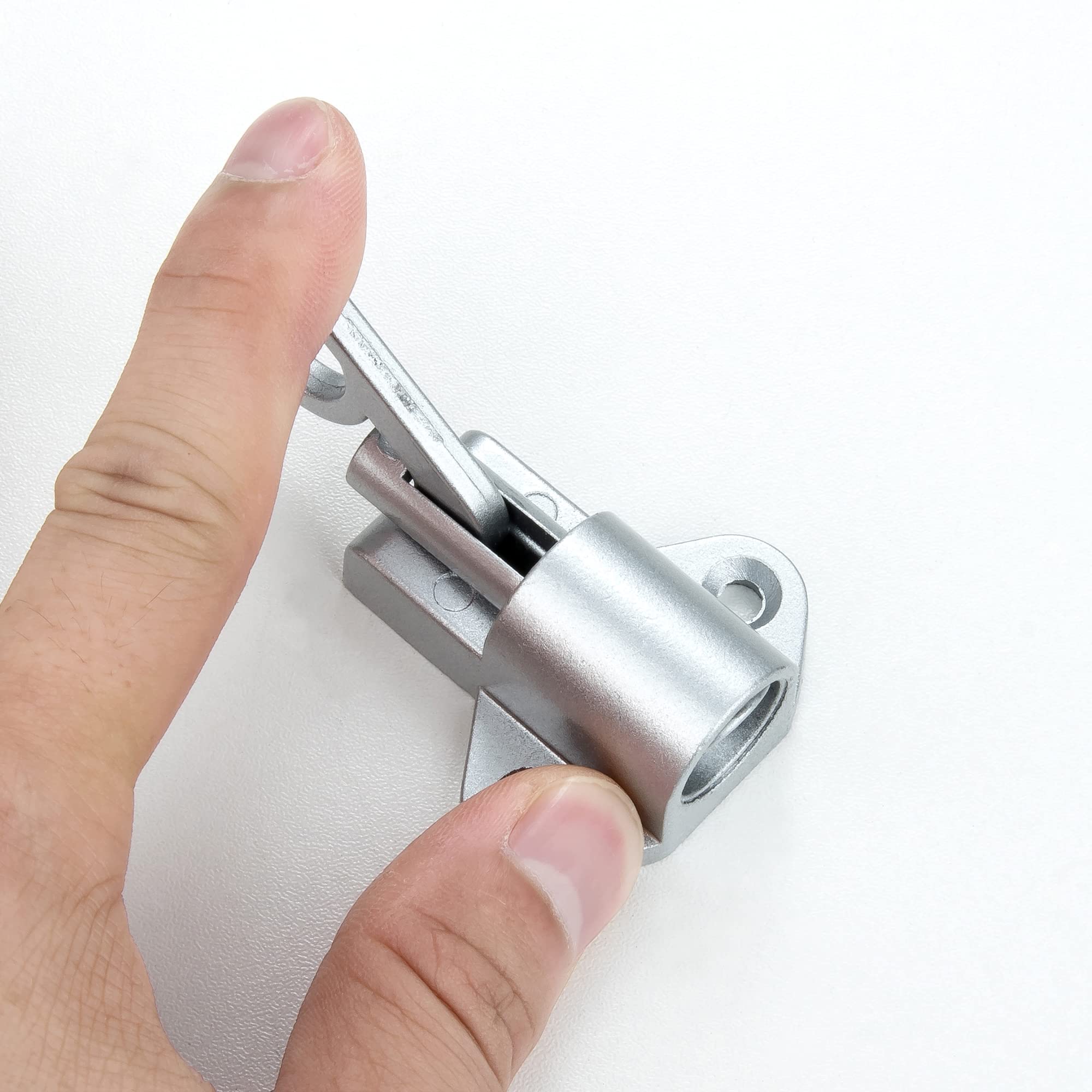 Snapklik.com : INIRET 6 Packs Self-Closing LatchesSilver Gray Spring ...