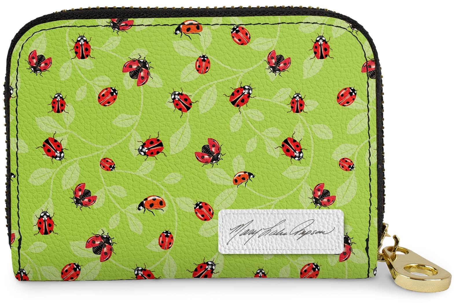 Amazon.com: Monarque RFID Secure Armored Signature Zipper Wallet (Mary ...