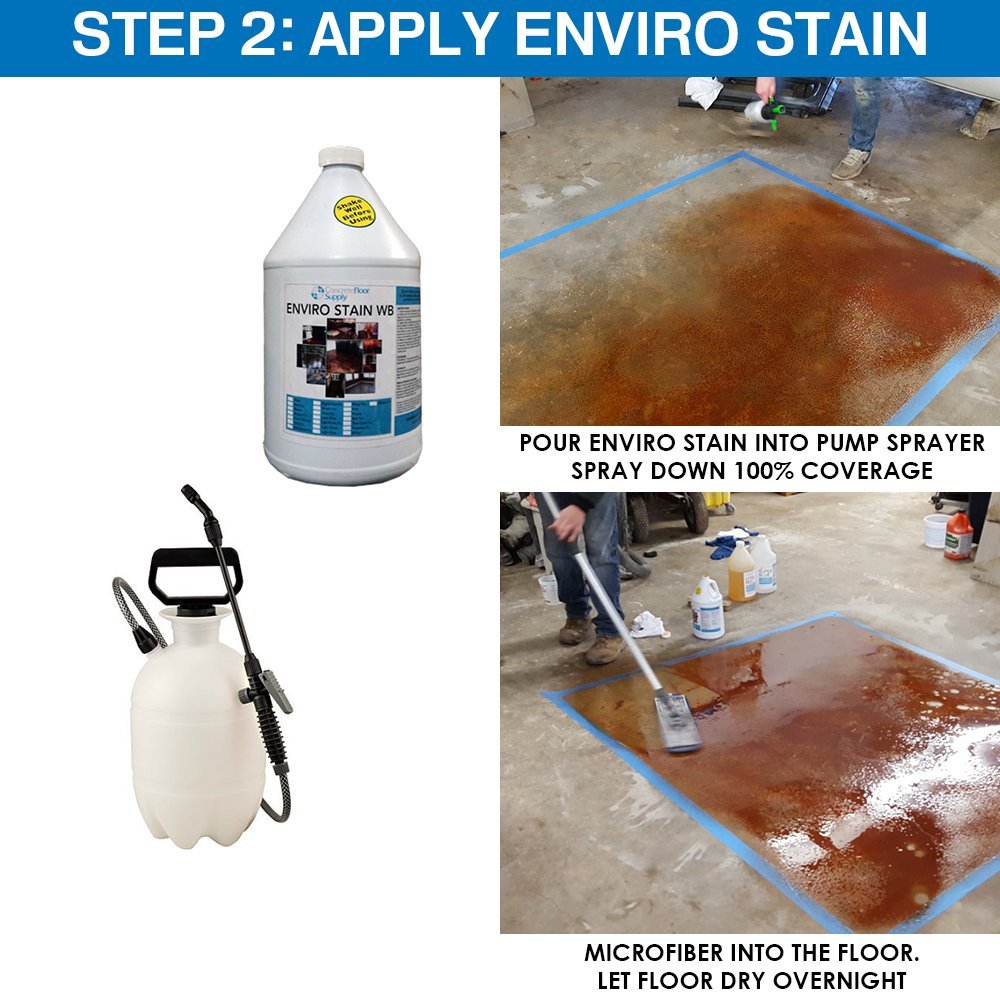 Concrete Acid Stain Outdoor Acid Stain Sprayer - 2 Gallon - Concrete ...