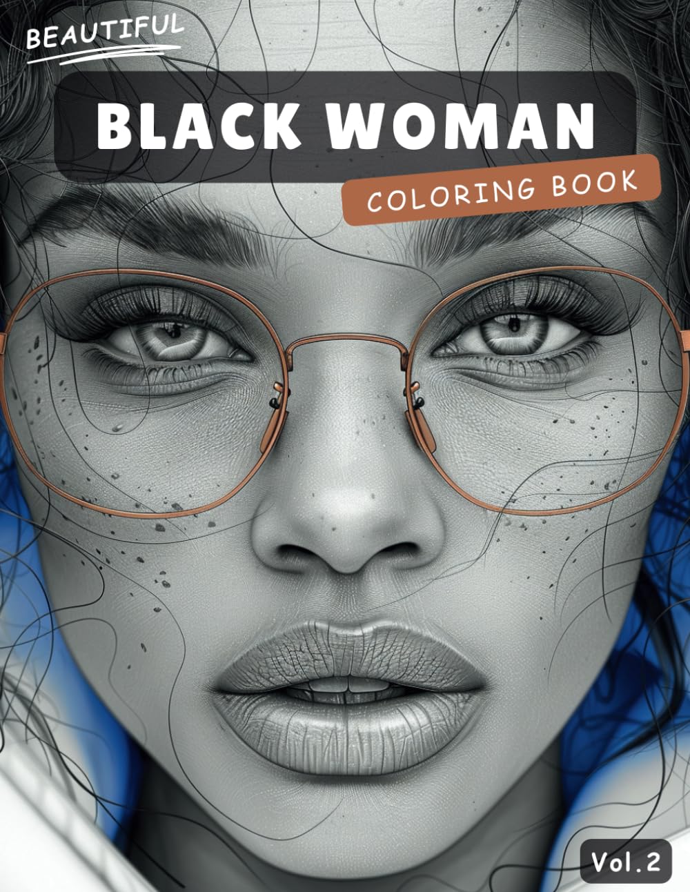 Amazon.com: Beautiful Black Woman Coloring Book vol.2: 50 Lovely ...