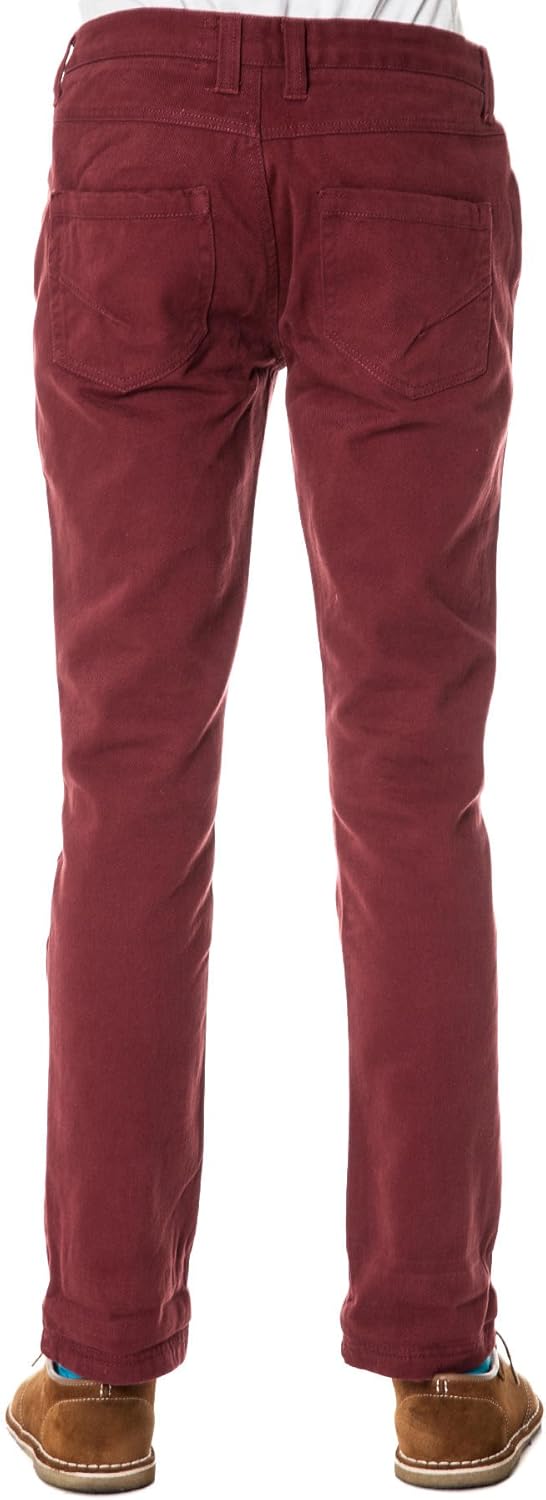 Bellfield Men's Linfield Over Dyed Skinny Jeans 32 Wine at Amazon Men’s ...