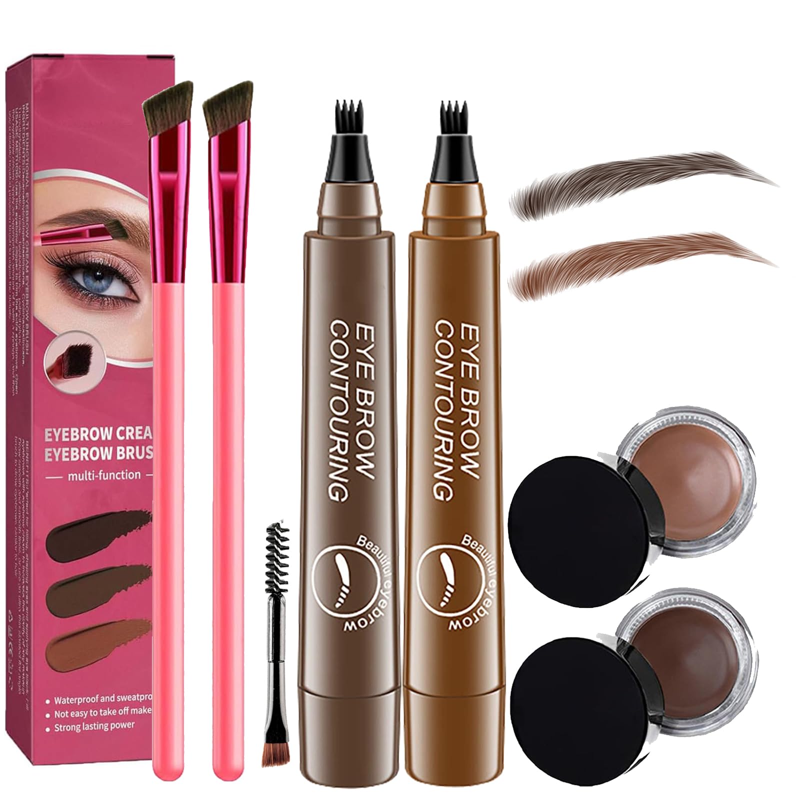 Amazon.com : Eyebrow Care Kit 4d Laminated, 4d Laminated Eyebrow Home Grooming Kit, Eyebrow ...