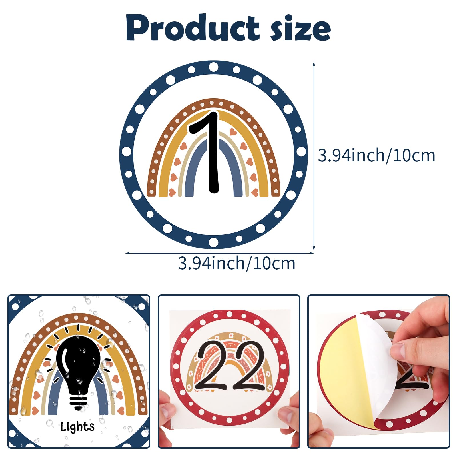 Snapklik.com : 58Pcs Line Up Spots Floor Stickers For Classroom 4 ...