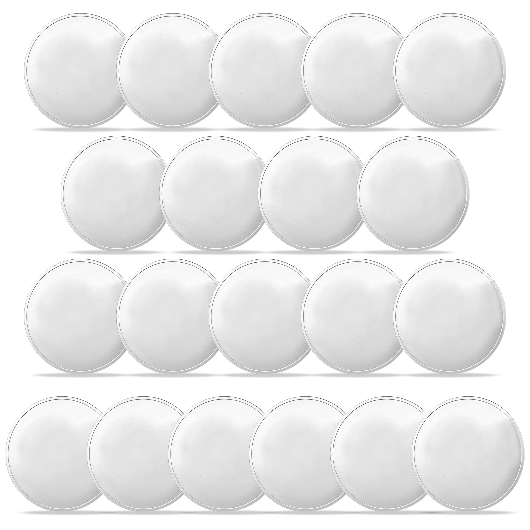 Amazon.com: 20 Pcs Blank Challenge Coin Silver Platd Laser Blank Coins ...