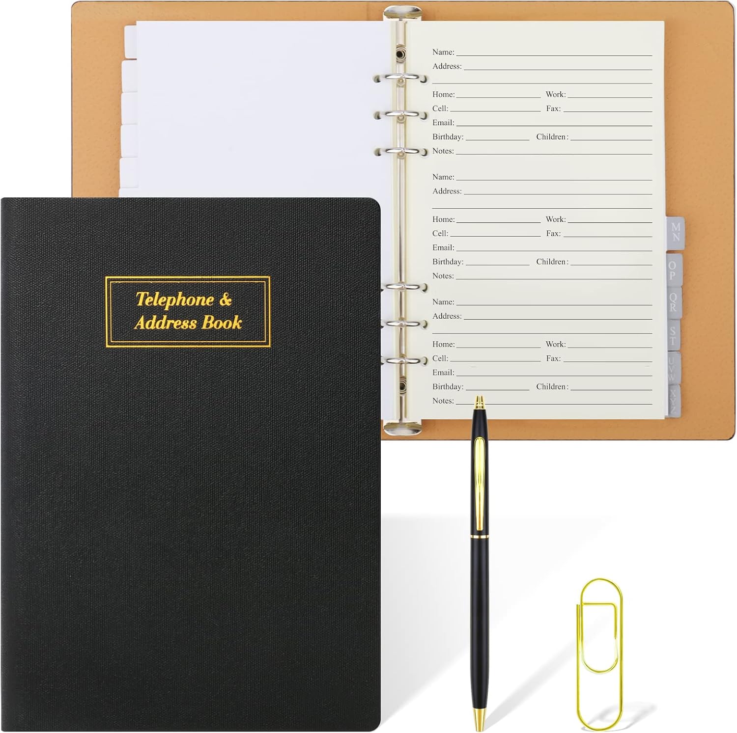 Amazon Refillable Address Book With Alphabetical Tabs Large Print amazon-refillable-address-book-with-alphabetical-tabs-large-print
