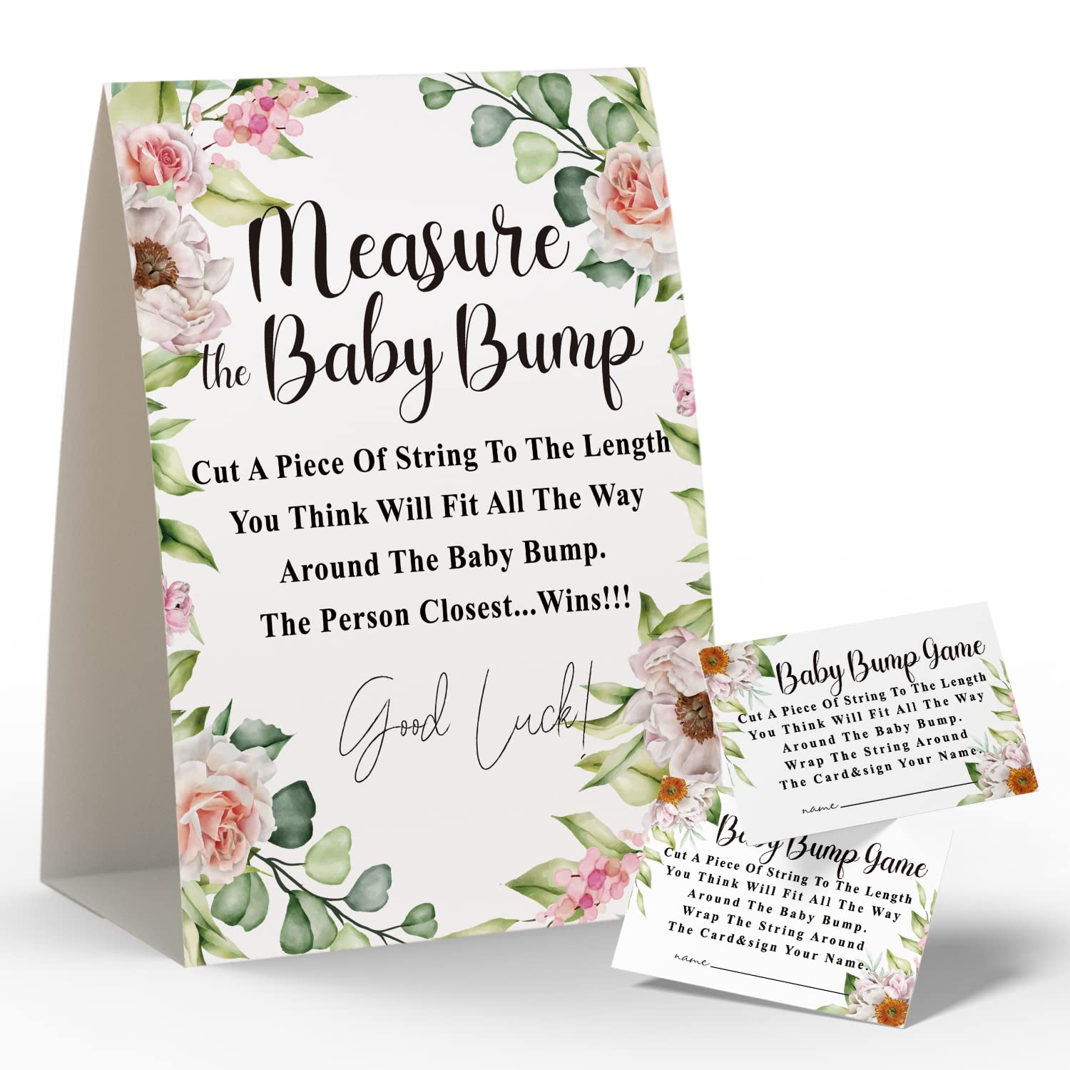 Baby Shower Games - Measure Mommy's Belly Game, How Big is Mommy's ...