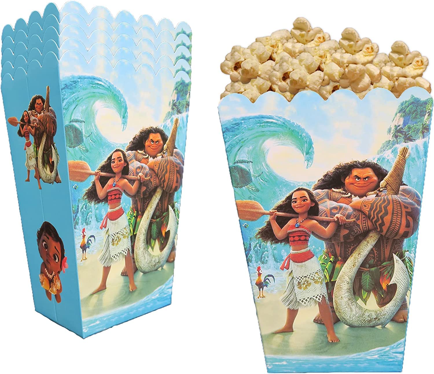 Amazon.com: 24pcs Moana Snack holder | Great For Moana Birthday Party ...