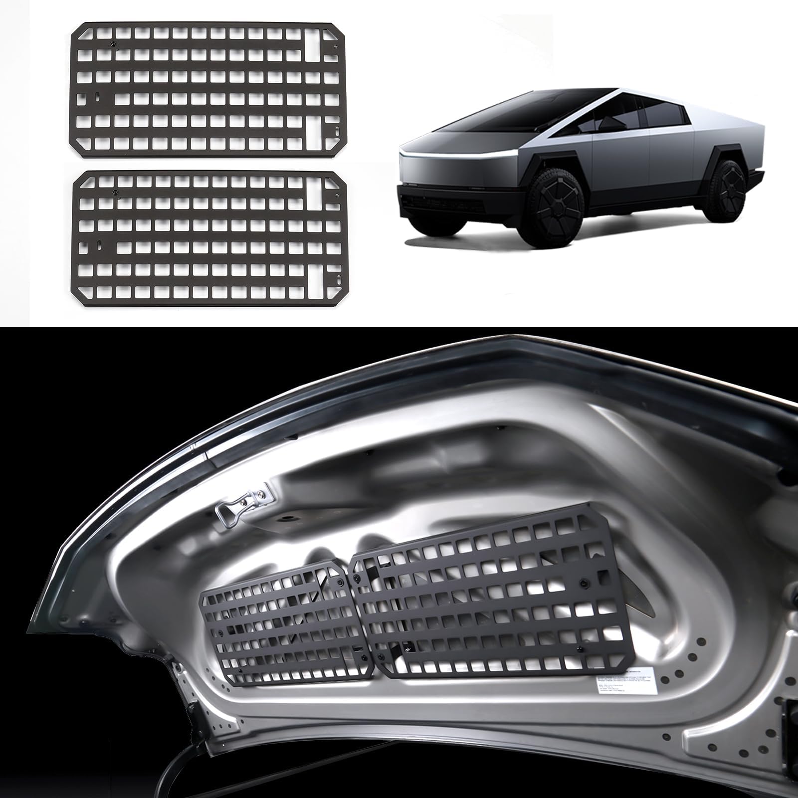 Amazon.com: Tlyard 2 PCS Truck Molle Panels for Tesla Cybertruck ...