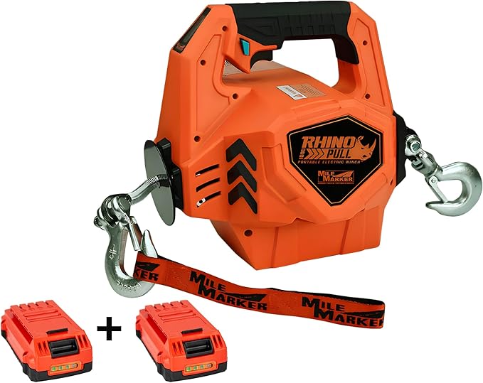 Mile Marker 71-1000 71-1000-29 Rhino Pull 1000 Portable Electric Winch ...