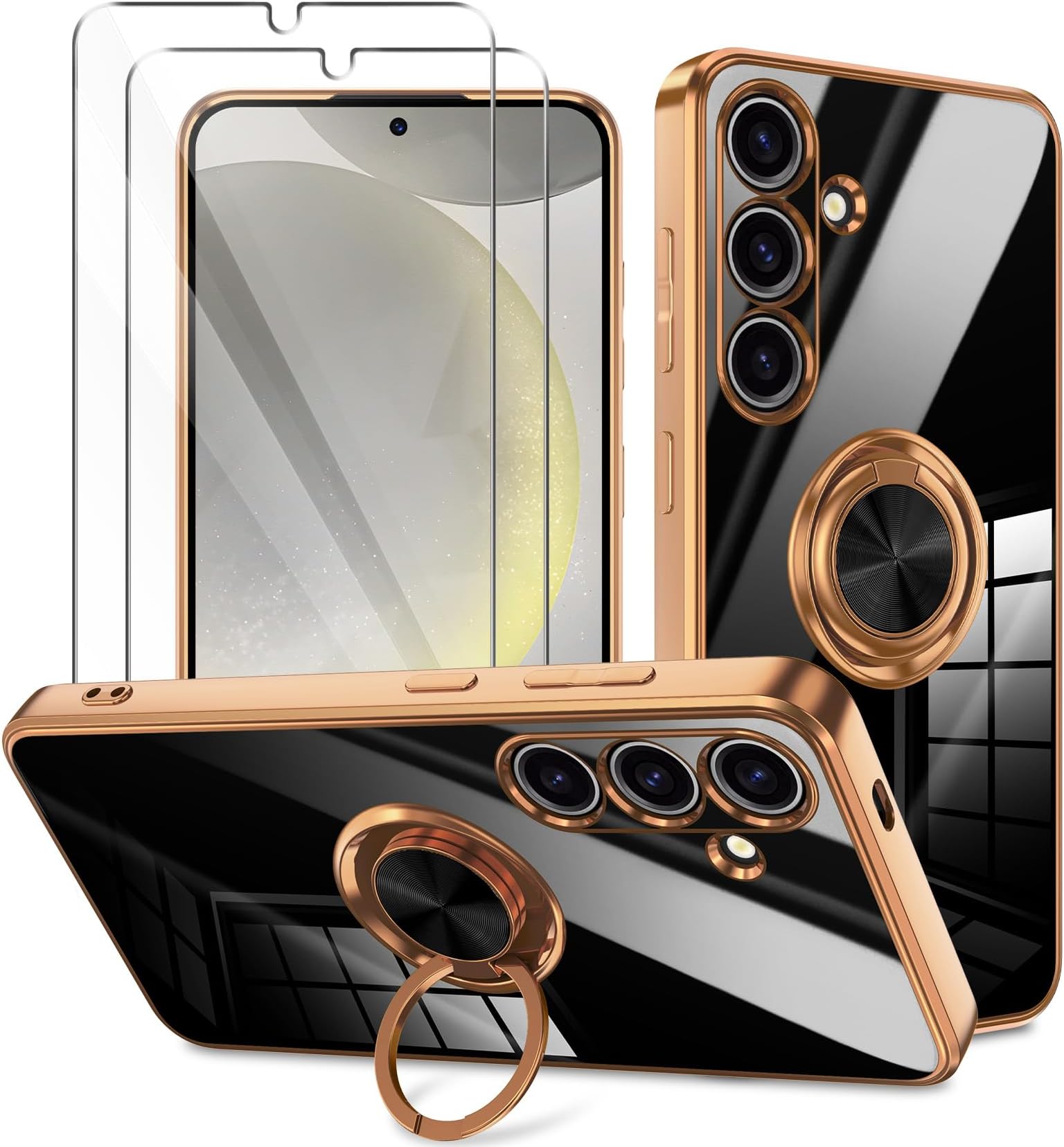 Amazon.com: Buoefivn for Samsung Galaxy S24 Case with Screen Protector ...