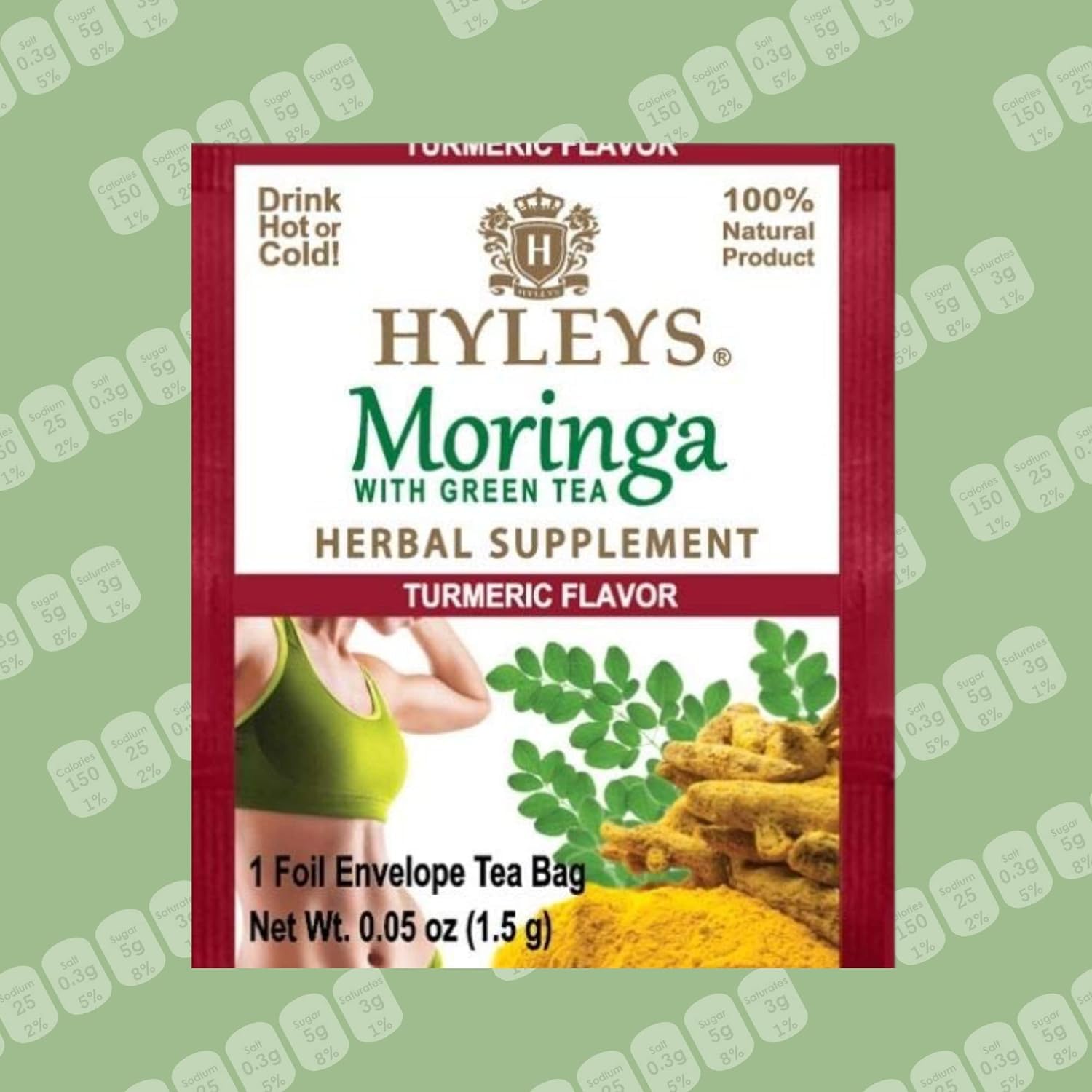 Snapklik.com : Hyleys Moringa Oleifera And Green Tea Turmeric Flavor ...