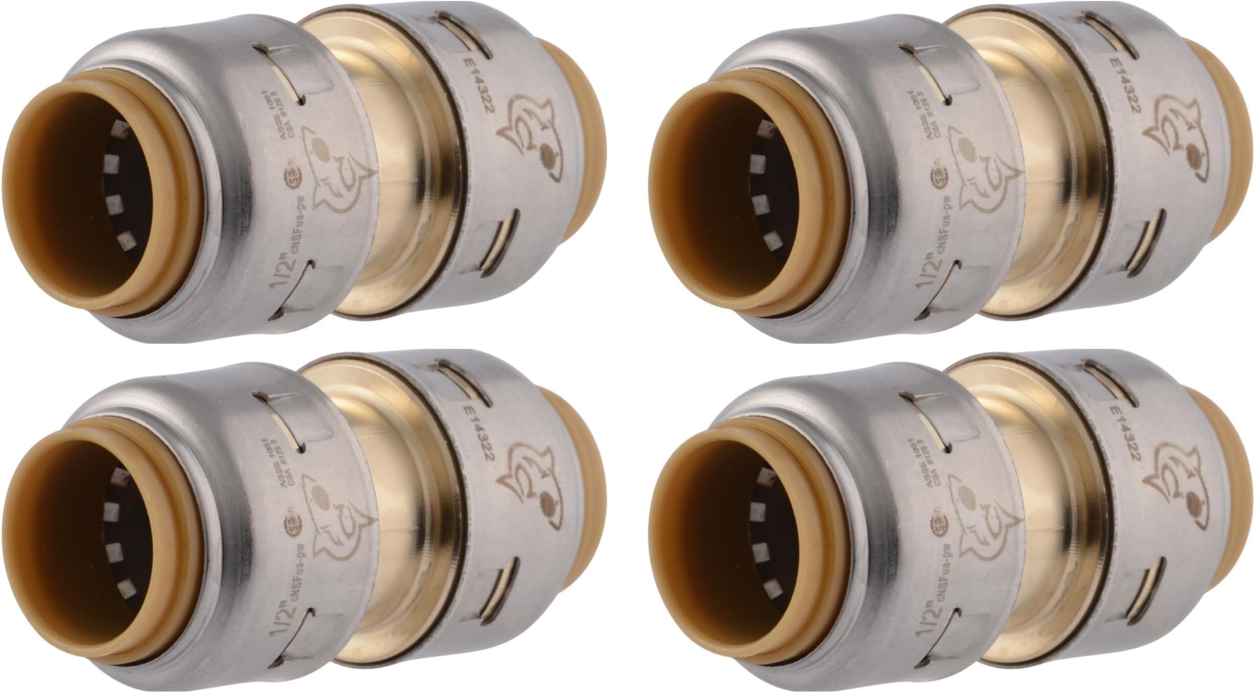 Amazon.com: LTWFITTING 1/2-Inch Brass Compression Insert,Brass ...