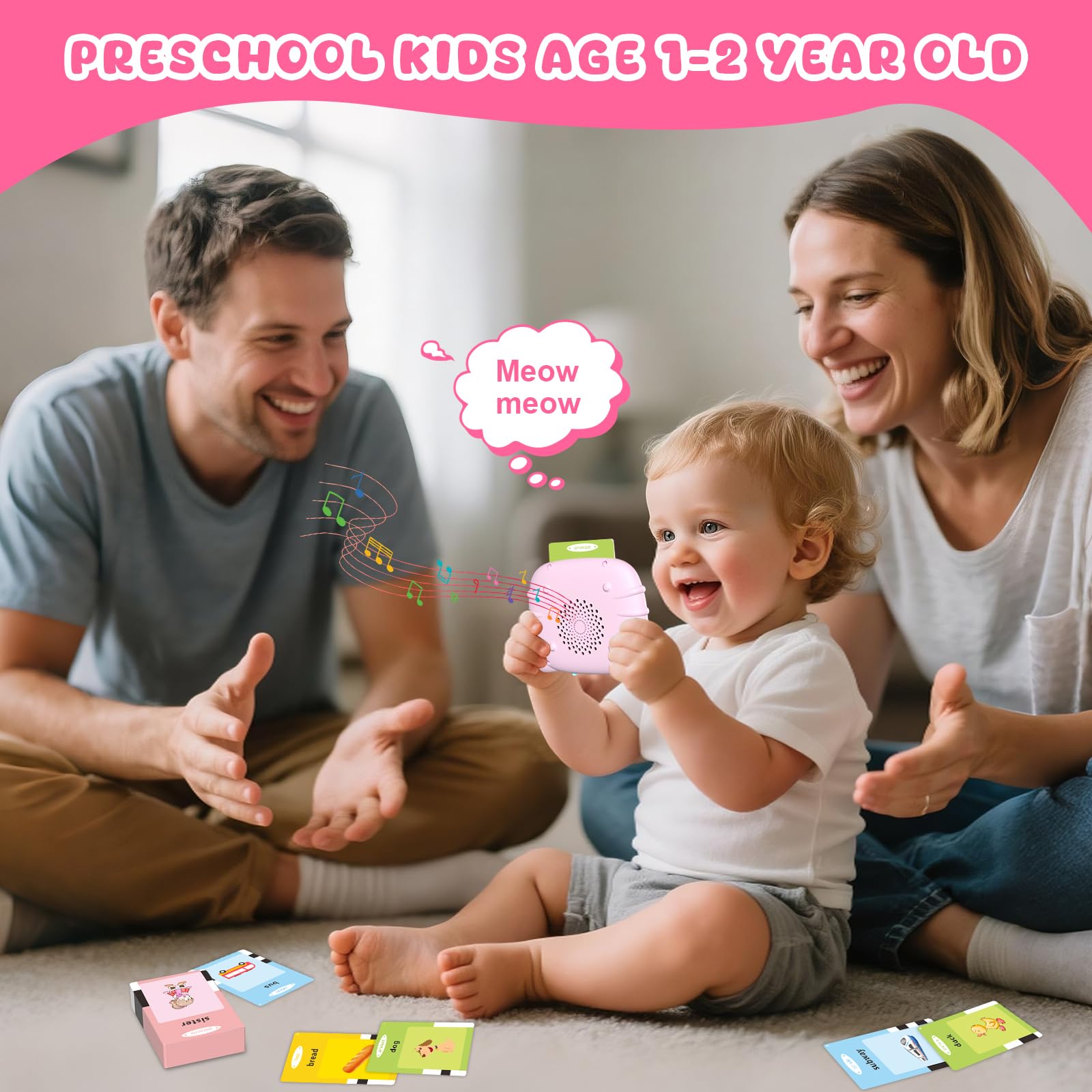 Snapklik.com : Toddler Talking Flash Cards For 1 2 3 4 5 Year Old Boys ...