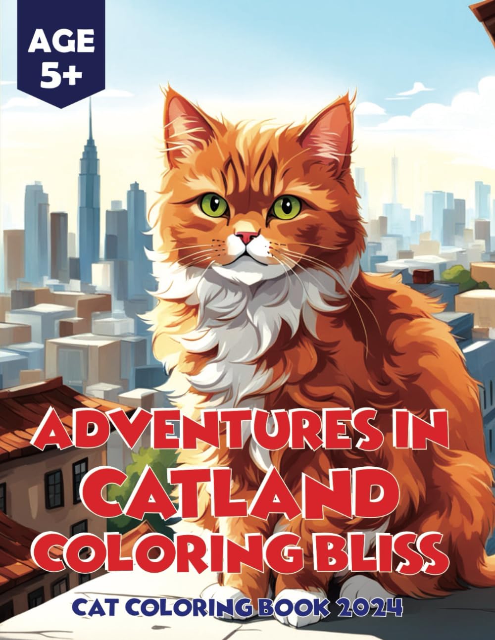 Buy Adventures in Catland Coloring Bliss - Cat Coloring Book 2024: Cat ...