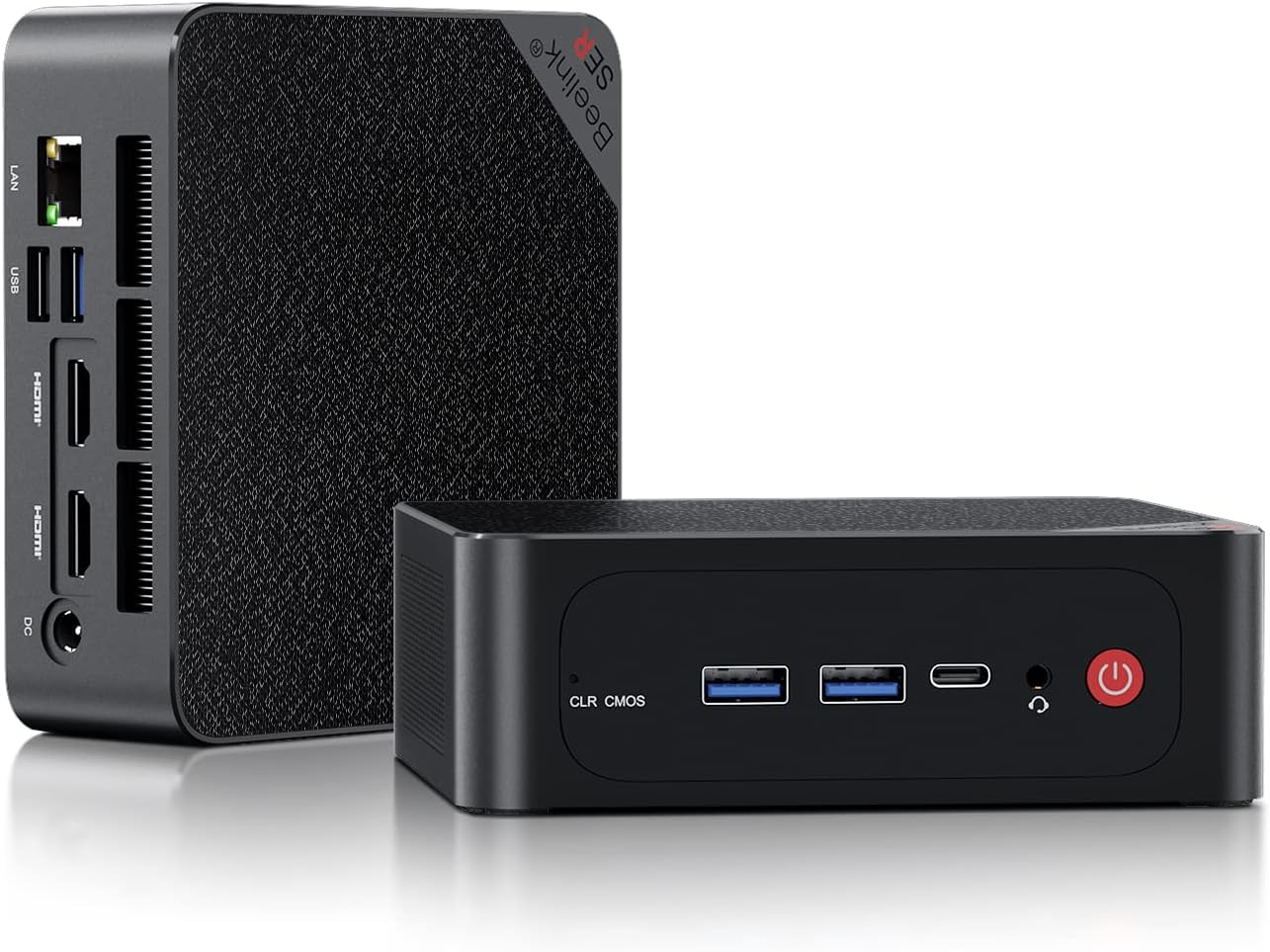 Amazon.com: Beelink Mini PC, AMD Ryzen 7 5800H 8 Core(Up to 4.4GHz ...