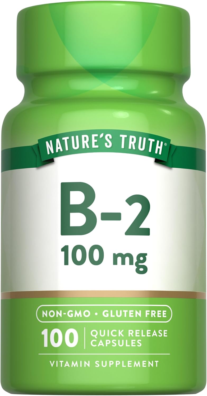 Nature's Truth B2 Vitamin - 100mg, 100 Tablets, Nepal | Ubuy