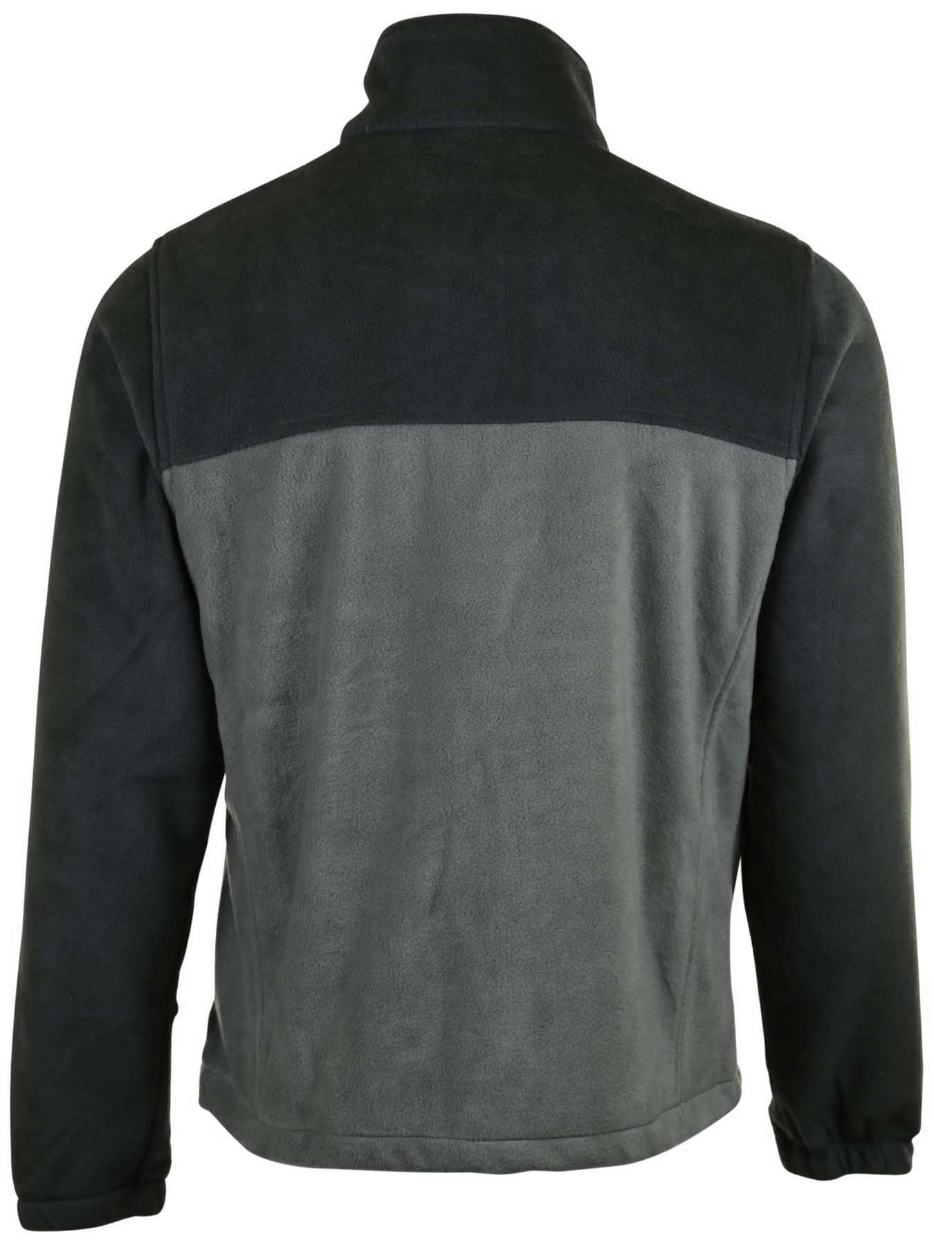 Snapklik.com : Mens Granite Mountain Fleece Jacket-Dark Gray/Gray-Large