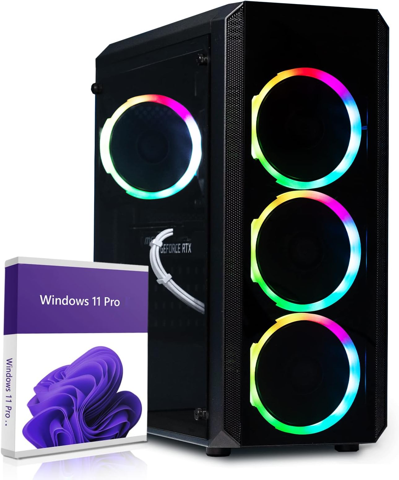 shinobee High End Gaming PC Intel Core i7 12700KF 20 Threads 5.00GHz | GeForce RTX4060 8 GB | 32 ...