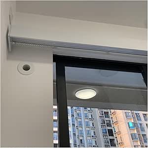 Heavy Duty Curtain Track Cover Box, Easy Mount Valance Frame Kit for ...